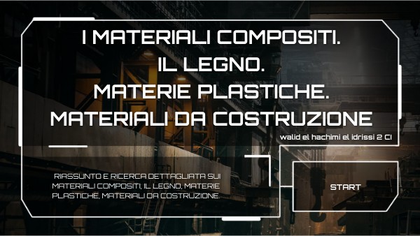 presentazione sui materiali. | Genially