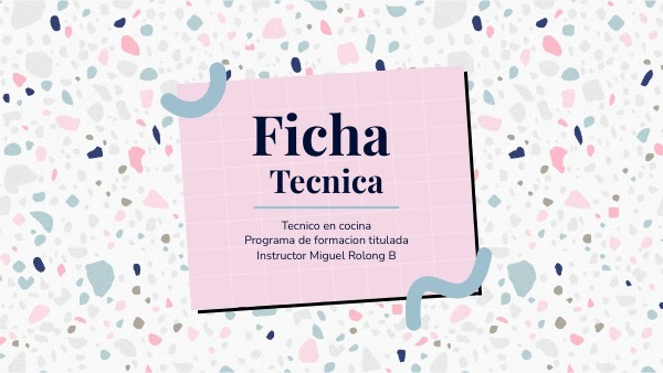 FICHA TECNICA | Genially