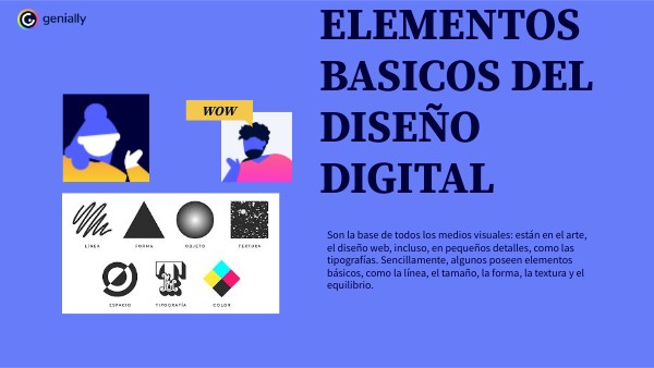 Elementos básicos del Diseño Digital | Genially