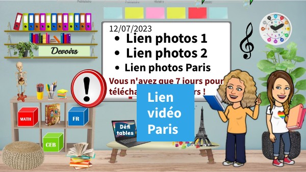 Classes de Mmes Deckers et Warlet | Genially