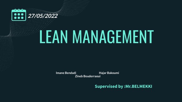 lean management | Genially