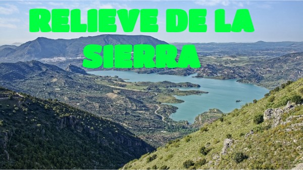 Relieve de la sierra