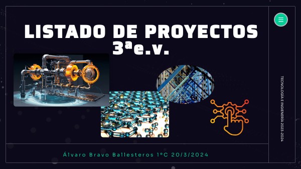 Listado de proyectos 3ªev | Genially