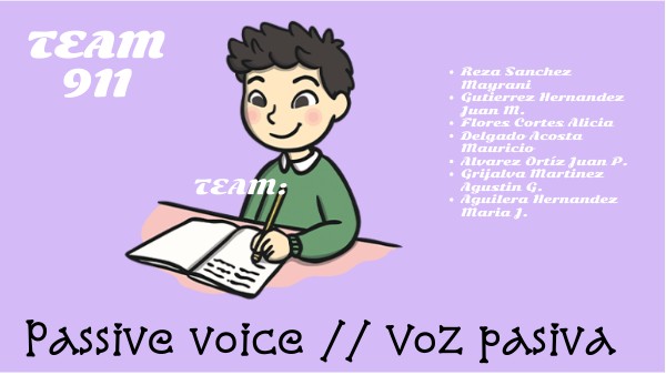 VOICE PASSIVE