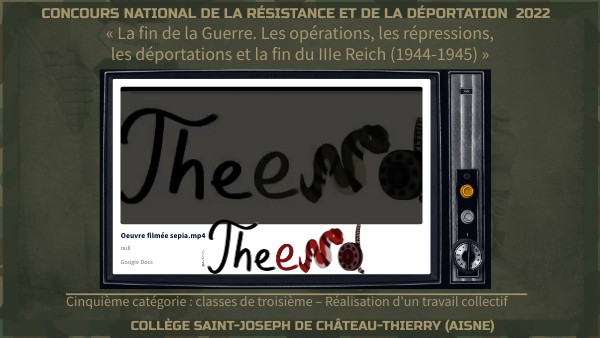 CNRD 2022 3e Saint-Joseph | Genially