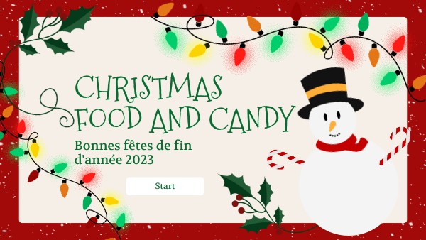 Christmas Food & Candy | Genially