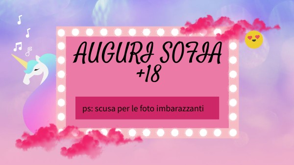 compleanno sofia