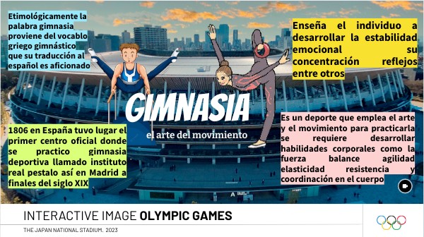 OLYMPICS INTERACTIVE IMAGE