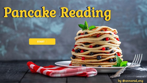 Pancake reading | Genially