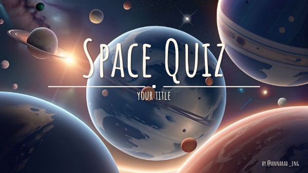 Template Space Quiz | Genially