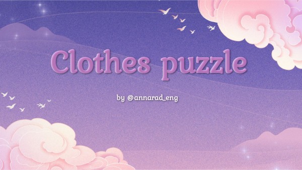 Clothes puzzle | Genially