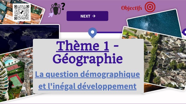 Thème 1 géo 5e | Genially
