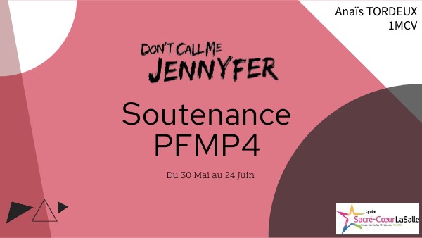 Soutenance PFMP4 | Genially