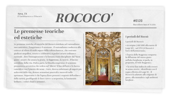 Rococò | Genially