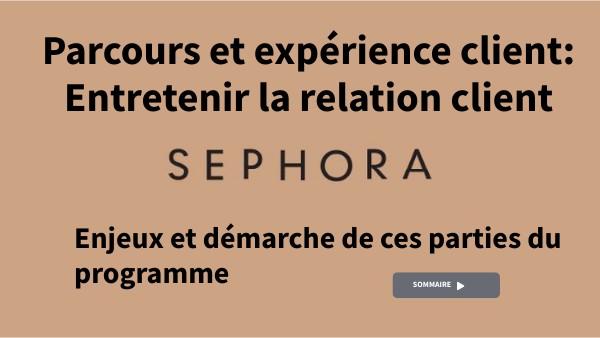 Parcours et expérience cliente, satisfaction, fidélisation | Genially