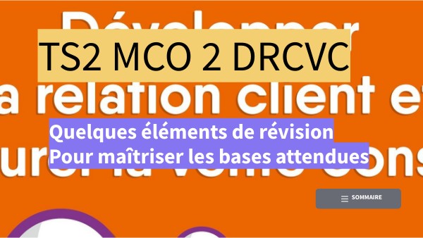 elements de révision DRCVC