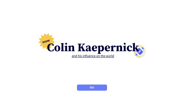 Diaporama Colin Kaepernick | Genially
