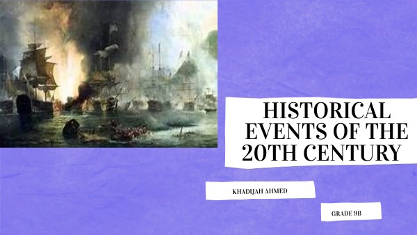 Extra Credit 5 Major Events