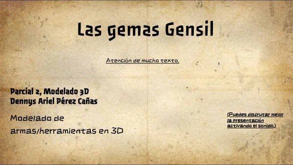 Armas de la gema Gensil