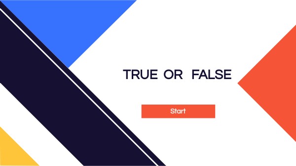 TRUE OR FALSE ( Std V_My BUCKET LIST) | Genially