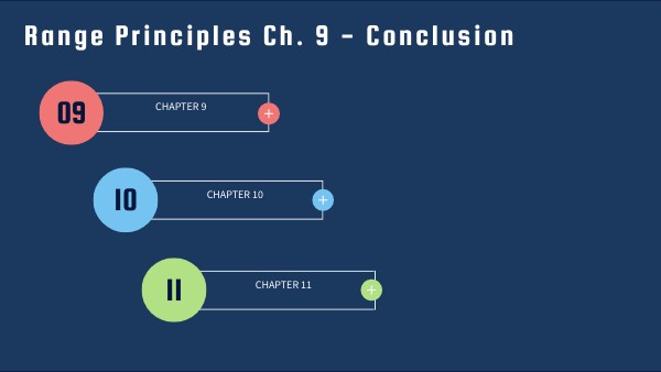 Range Principles Ch. 9 - Conc.