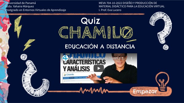 Chamilo, Educación a distancia | Genially