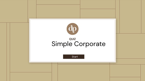 SIMPLE CORPORATE QUIZ | Genially