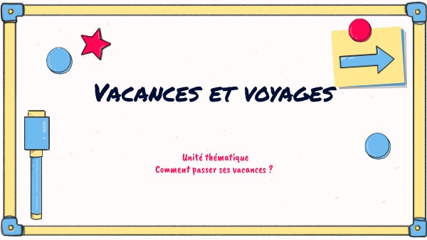 VACANCES ET VOYAGES | Genially