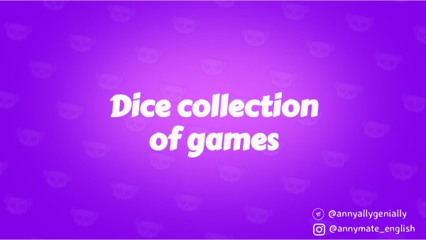 Dice vocabulary | Genially