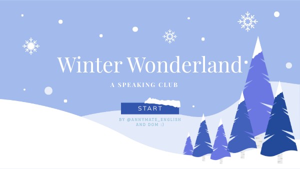 Winter Wonderland | Genially