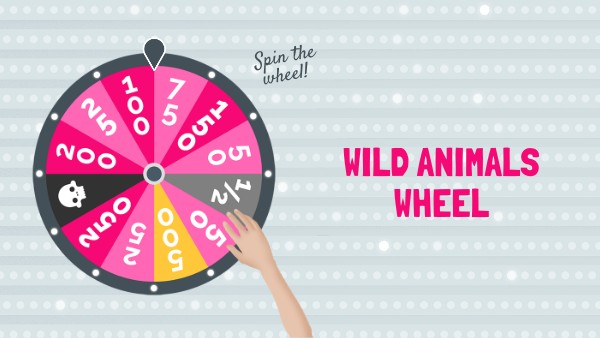 Wild animals wheel | Genially