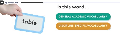 M7L2 general vs discipline specific | Genially