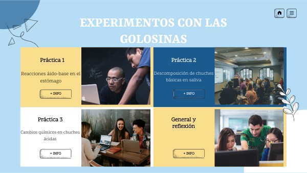 Experimento golosinas | Genially