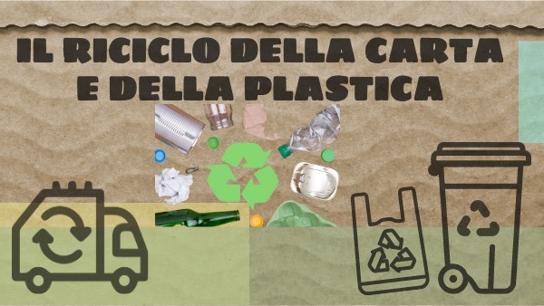 Riciclo carta e plastica