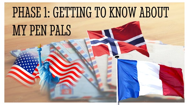 Phase 1: Getting to know about my pen pals
