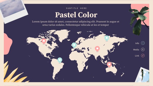 PASTEL COLOR MAP