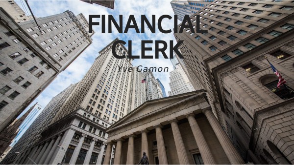 Financial Clerk Yve Gamon | Genially