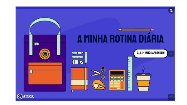 Rotina diária horas