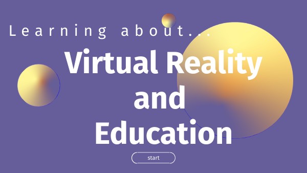 Learning about Virtual Reality