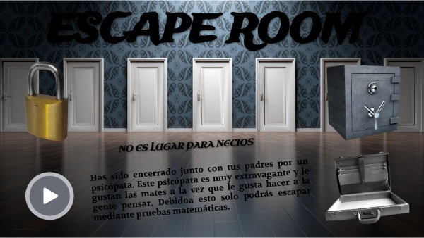 Escape room Matematicas. ORIGINAL | Genially
