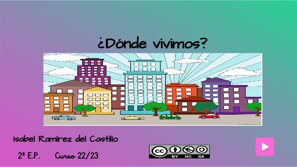 ¿Dónde vivimos?