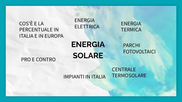 ENERGIA SOLARE