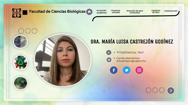 Dra. Ma. Luisa Castrejón Godínez | Genially