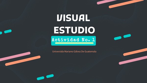 VISUAL STUDIO | Genially