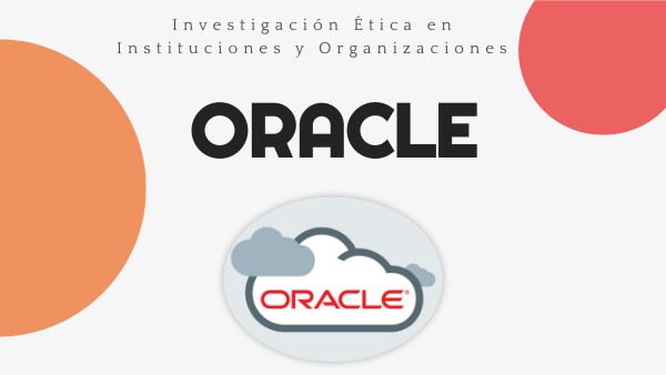 Oracle | Genially