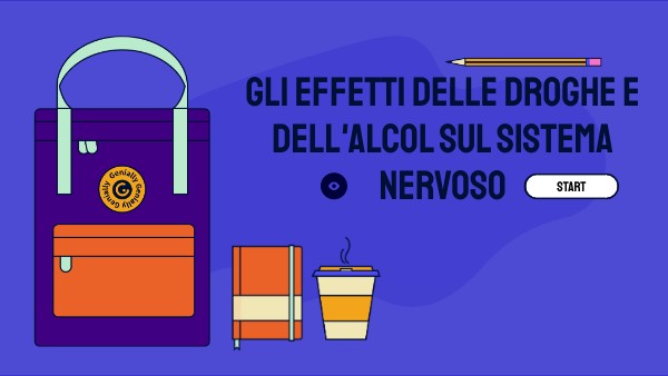 GLI EFFETTI DELLE DROGHE E DELL'ALCOL SUL SISTEMA NERVOSO