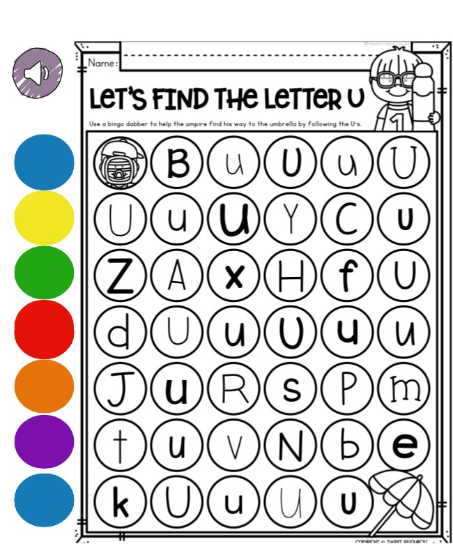 Find the Letter U - Substitution