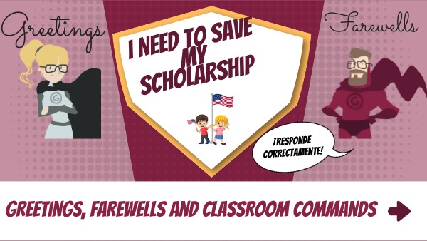 GREETINGS AND CLASSROOM COMMANDS | Genially