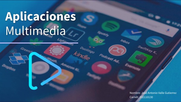 Aplicaciones Multimedia | Genially