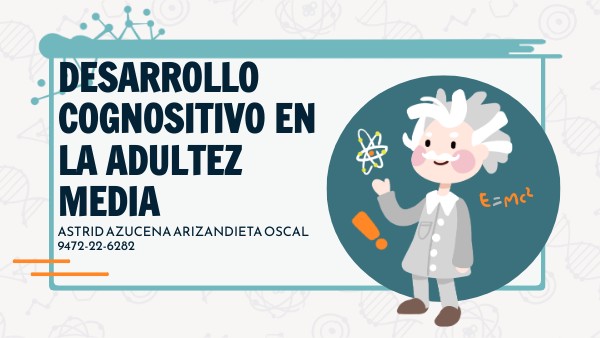DESARROLLO COGNITIVO DE LA ADULTEZ MEDIA-ASTRID | Genially